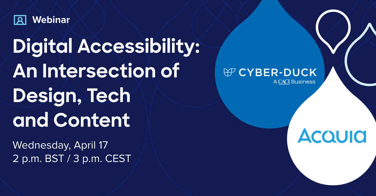Digital Accessibility Webinar | Acquia